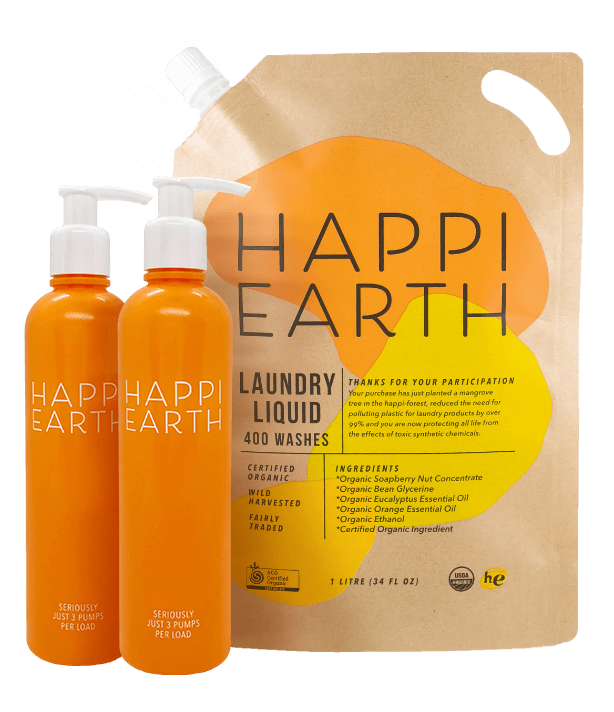 Buy Happi Share Pack | Organic Laundry Detergent | Happi Earth